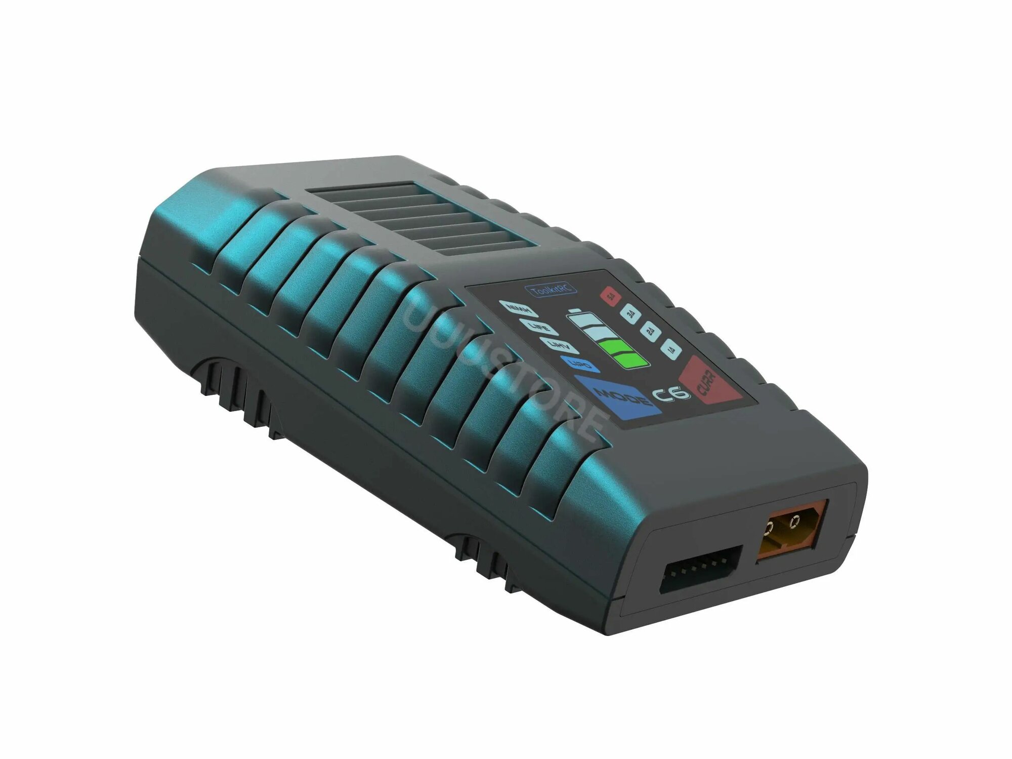 Зарядное устройство ToolKitRC C6 1-6S XT60 50W для автомобилей и радиоуправляемых игрушек, металлическое, модель C6