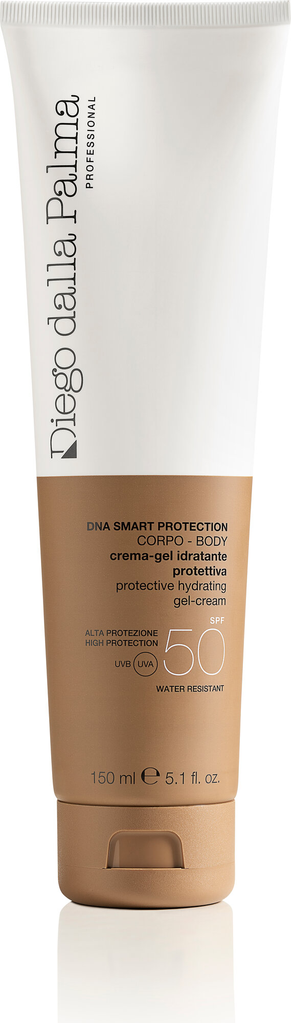Diego dalla Palma Солнцезащитный гель-крем для тела SPF50 водостойкий Sun Shine Sun Shine Protective Hydrating Gel-Cream SPF50 110g