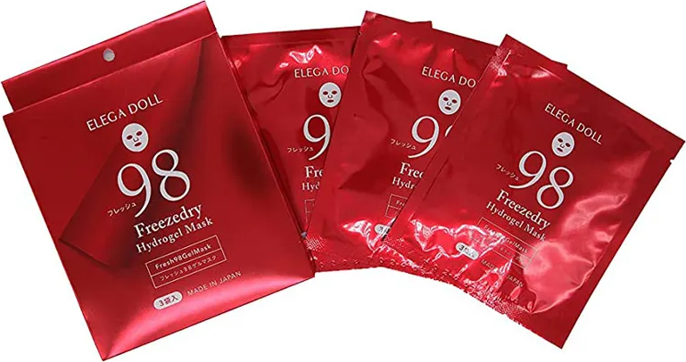 Quality First Гидрогелевая маска с фуллереном 3 шт Elega Doll Fresh 98 Hydrogel Mask 3 120ml