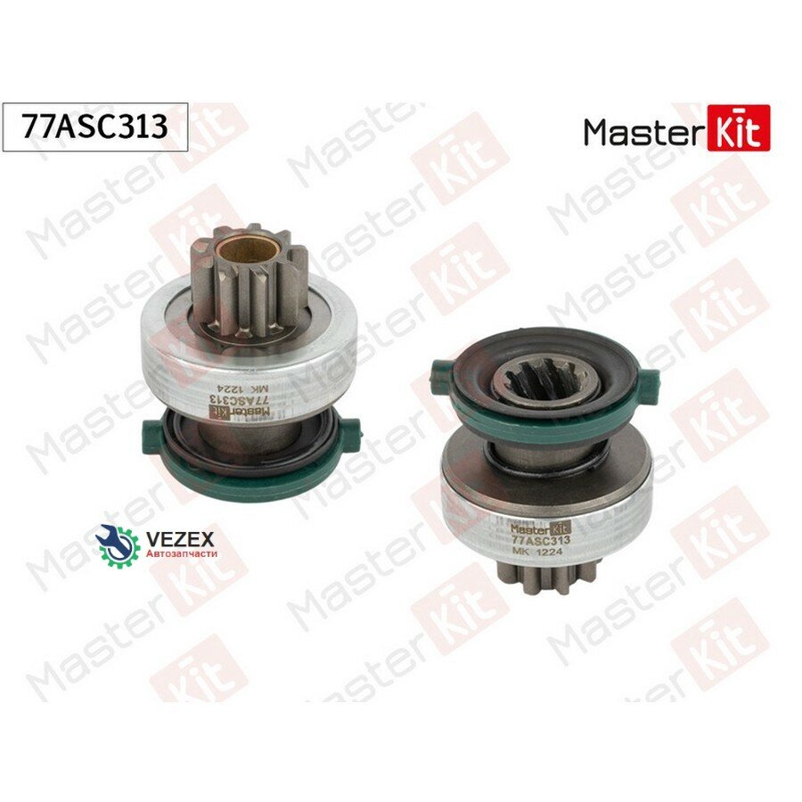 MASTERKIT 77ASC313 Бендикс стартера AUDI, VW 77ASC313