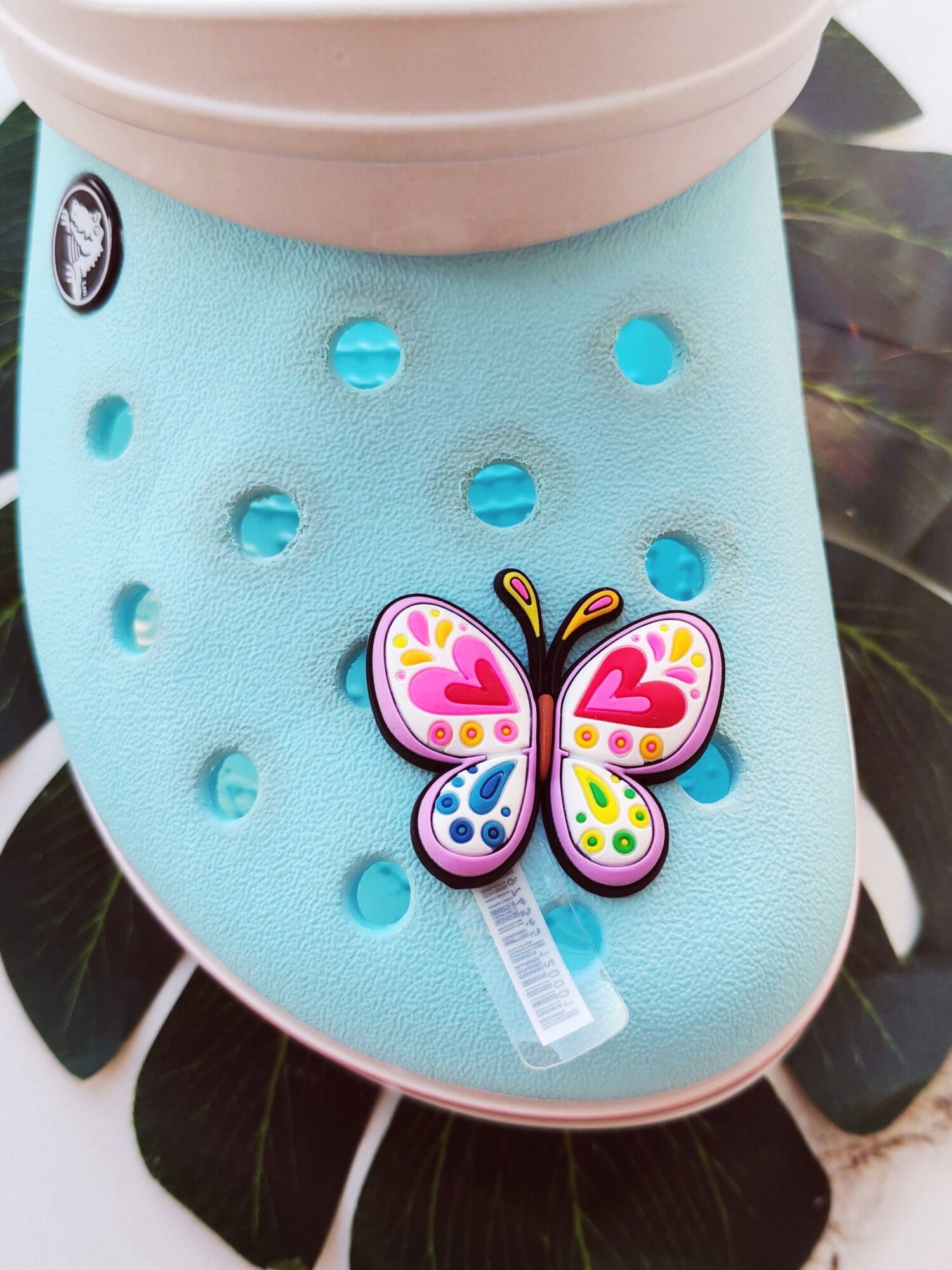Джибитс бабочка для Crocs
