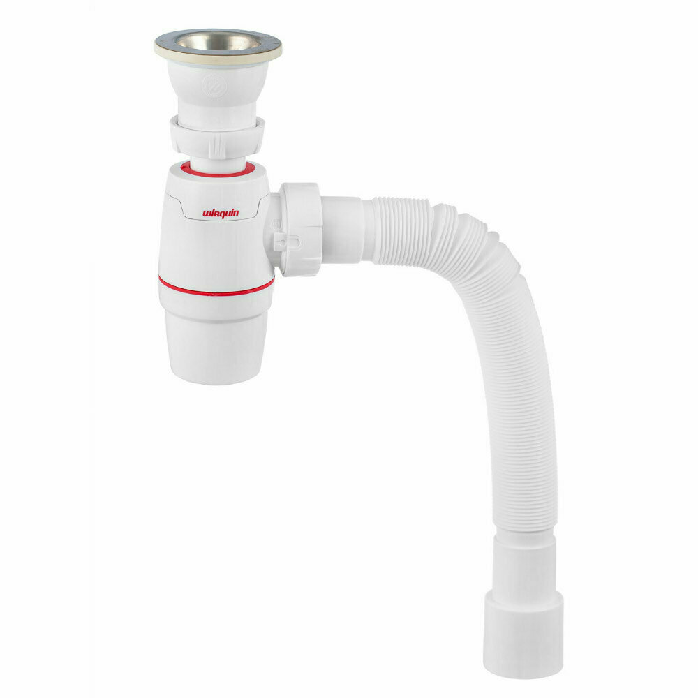 Сифон WIRQUIN "NEO" 1-1/2 дюйма х40 (30987075) с гофротрубой