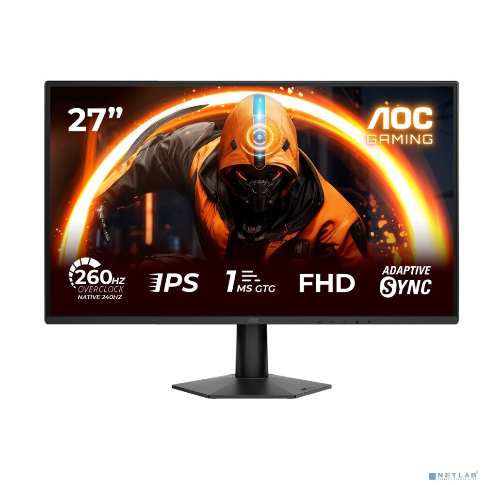LCD AOC 27" 27G50Z {IPS 1920x1080 260Hz 1ms 300cd HDMI DisplayPort Tilt HDR10 External Vesa}