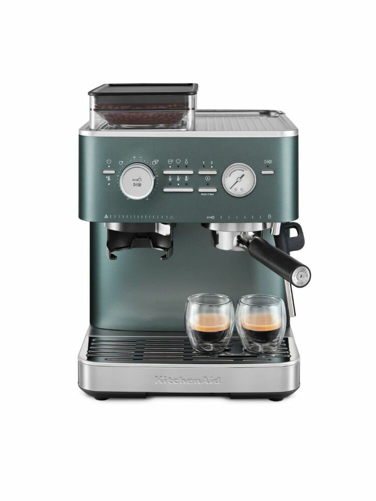 Кофемашина полуавтоматическая KitchenAid 5KES6551EJP, темно-зеленый