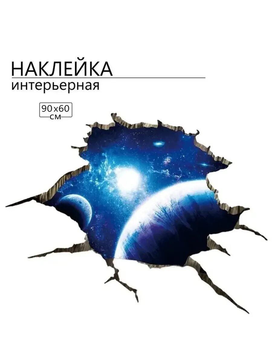 Объемные космические панели для яркого интерьера
