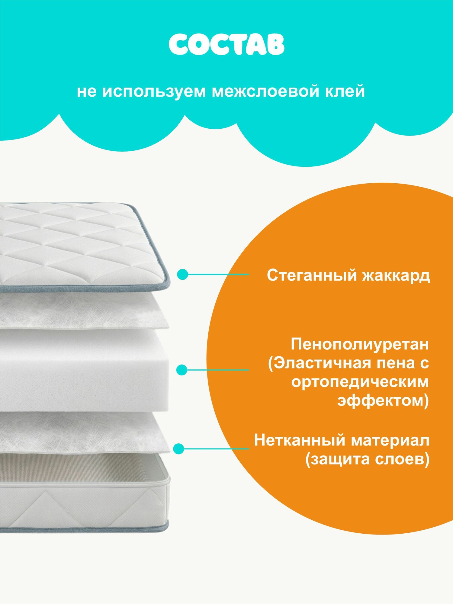 Матрас 160х80; Матрас 80х160; Матрас 80 160; Матрас 80х160 детский ортопедический; Матрас 160х80 детский; матрац 160х80 — фото 1