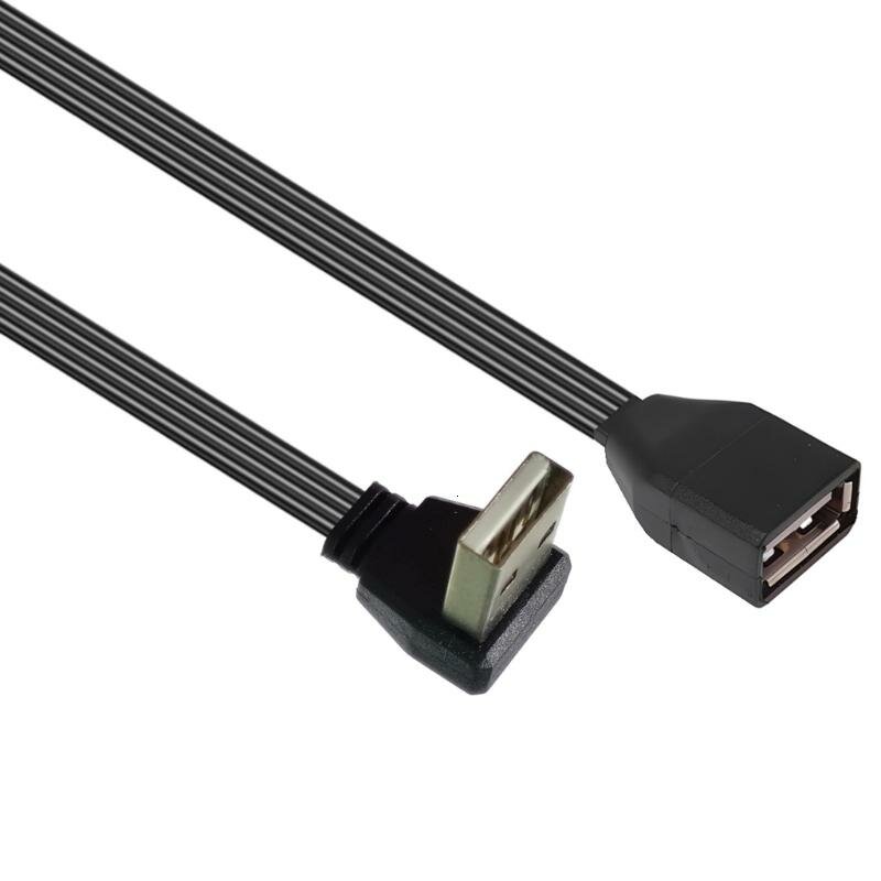 USB 2.0 удлинитель прямой/под углом 90°, 10cm - Наклонись