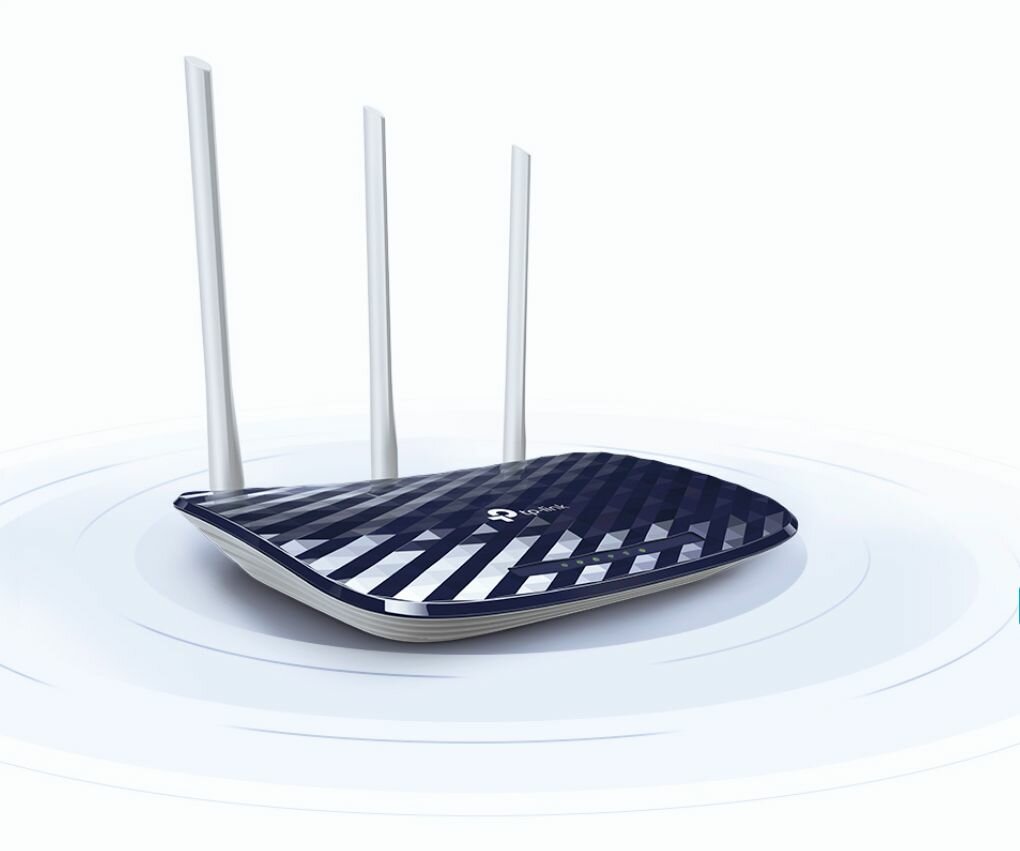 Wi-Fi Роутер TP-Link Archer C20, AC750, 5xRJ45 100Мбит/с, многорежимный, двухдиапазонный