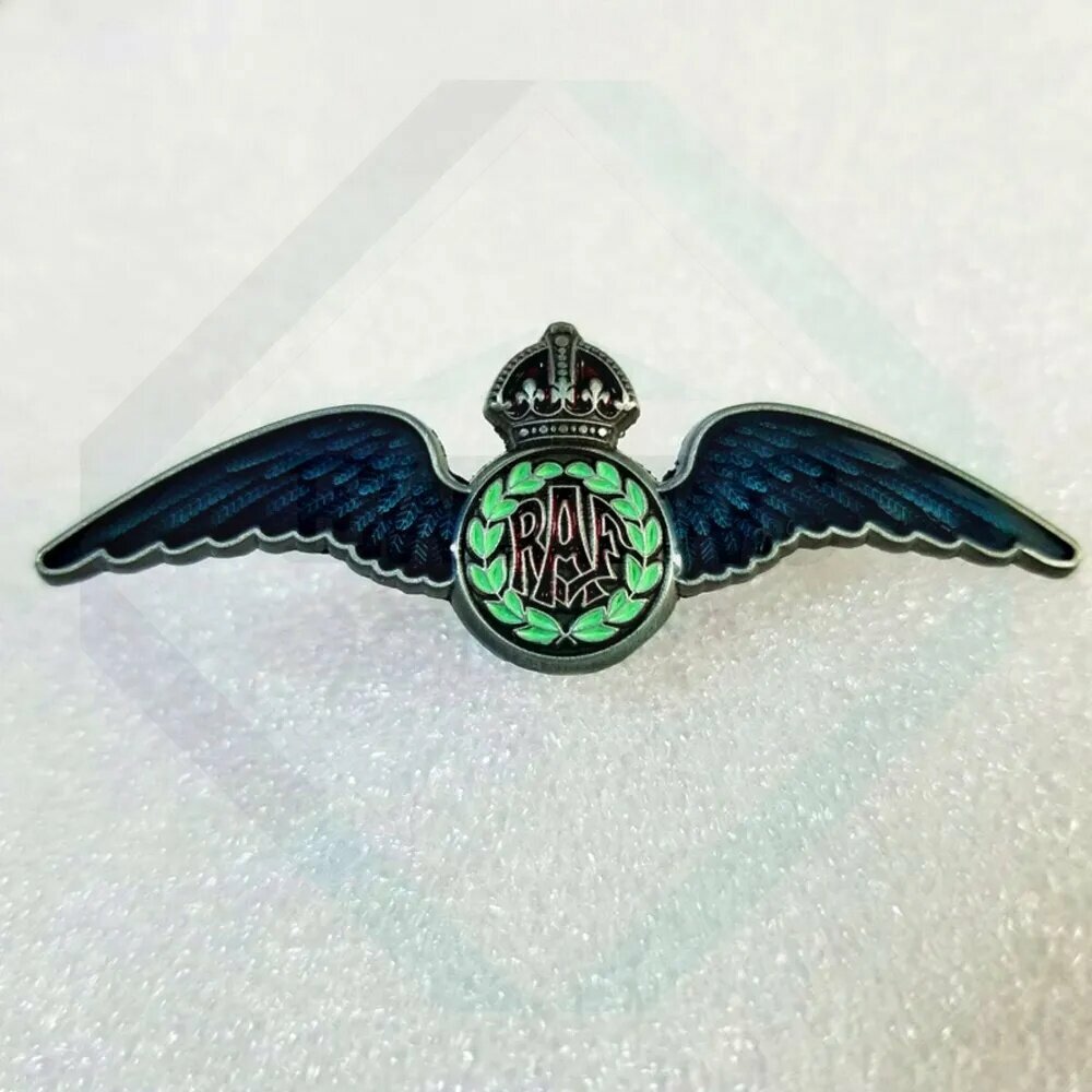 Значок-крылья пилота Королевских ВВС Великобритании (RAF) реплика