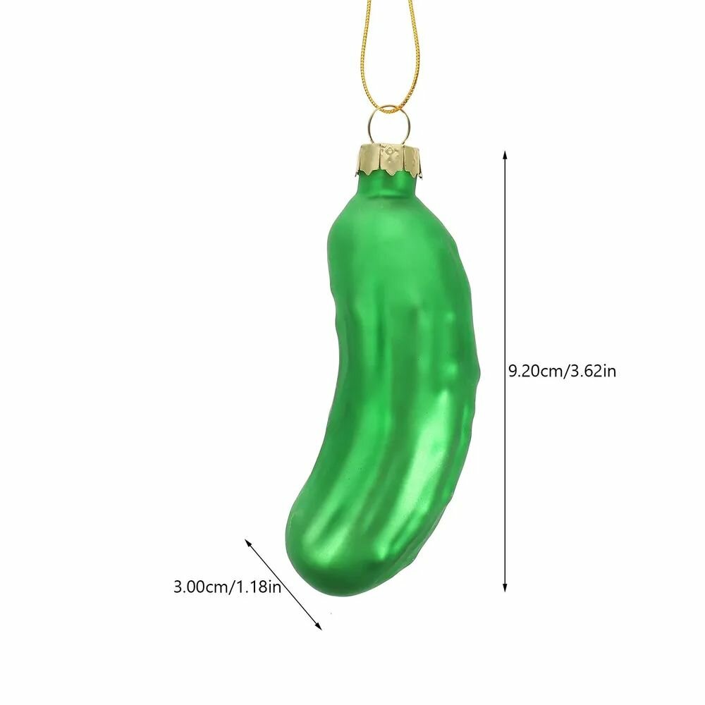Елочные украшения 9.2 см cucumber 3 шт.