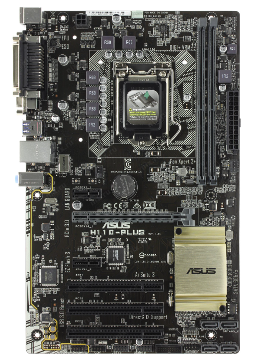 Материнская плата ASUS H110-PLUS LGA1151