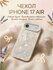 Чехол на Iphone 17 Air, цвет бежевый, принт "Розовые бантики" .