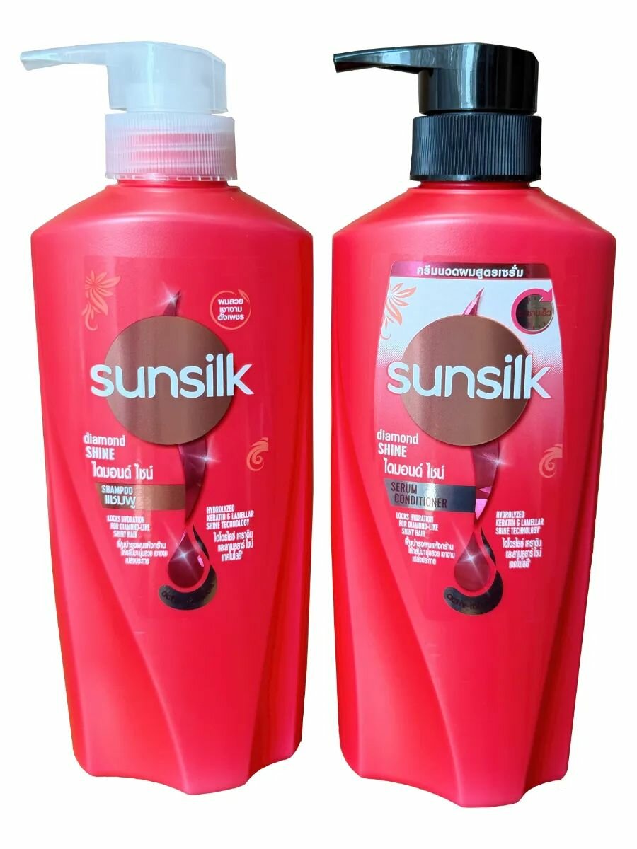 Набор Sunsilk Бриллиантовый Блеск шампунь 325 мл + кондиционер 300 мл