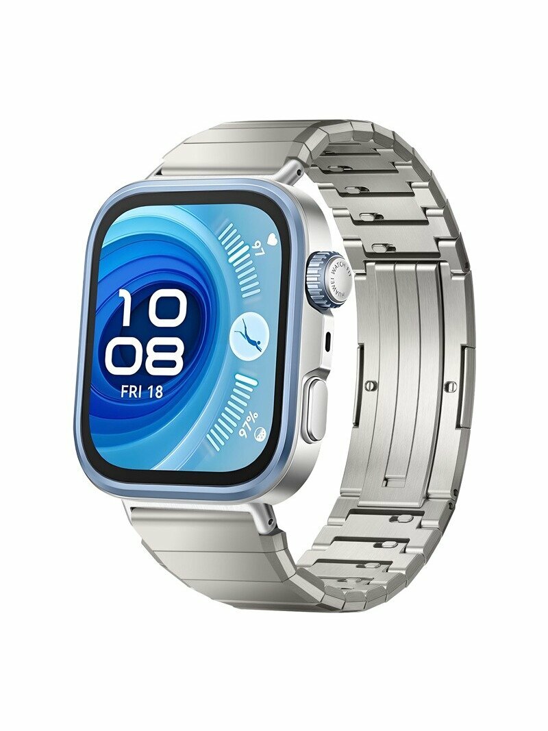 Титановый ремешок для деловых часов подходит для браслета Huawei FIT4 / FIT3 ремешок для часов 20 мм