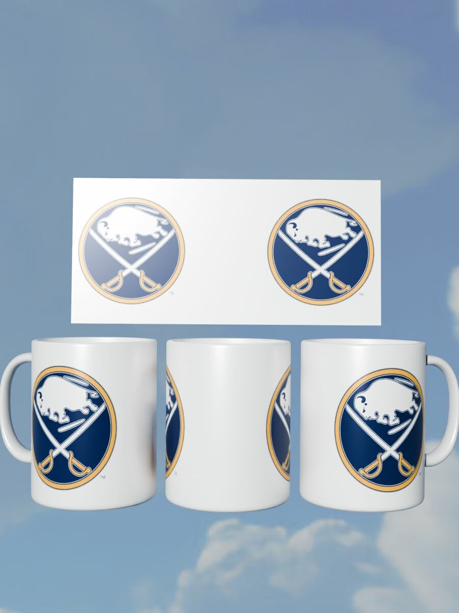 Кружка Баффало Сейбрз Buffalo Sabres хоккейный клуб NHL