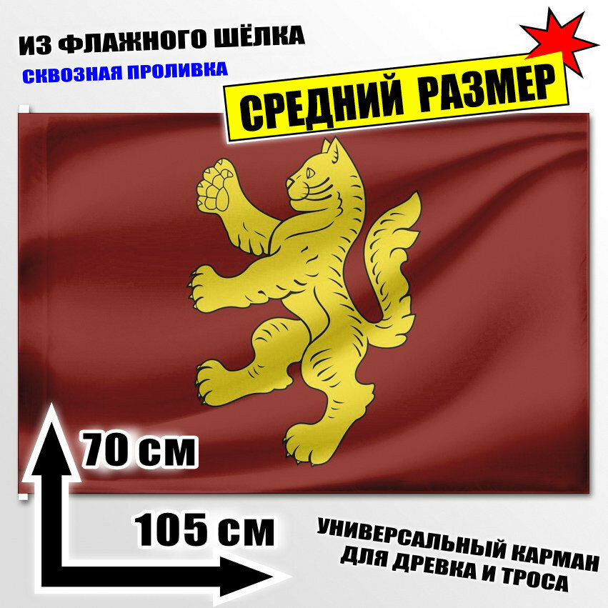 Флаг средний Котово 105x70 см