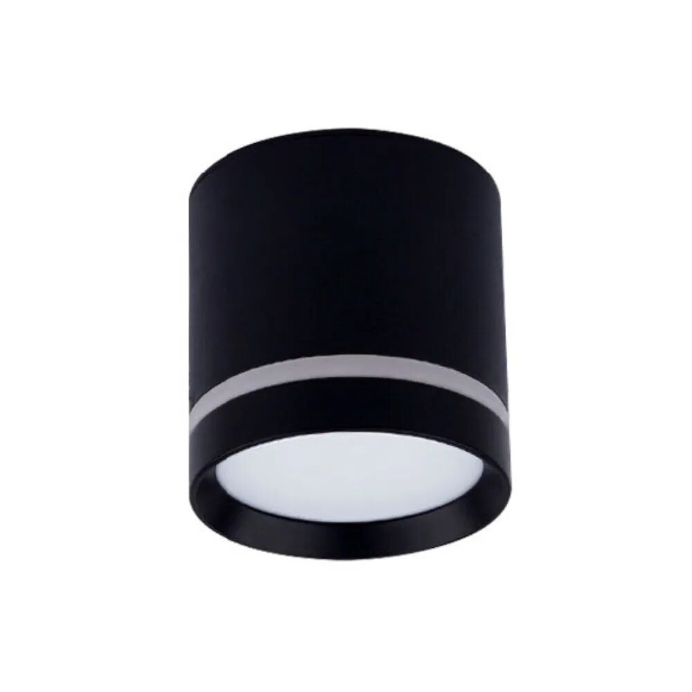 Потолочные светильники IWP круглые LED 5-18Вт алюминиевые Neutral light 4000k, Black, 9W Dimmable