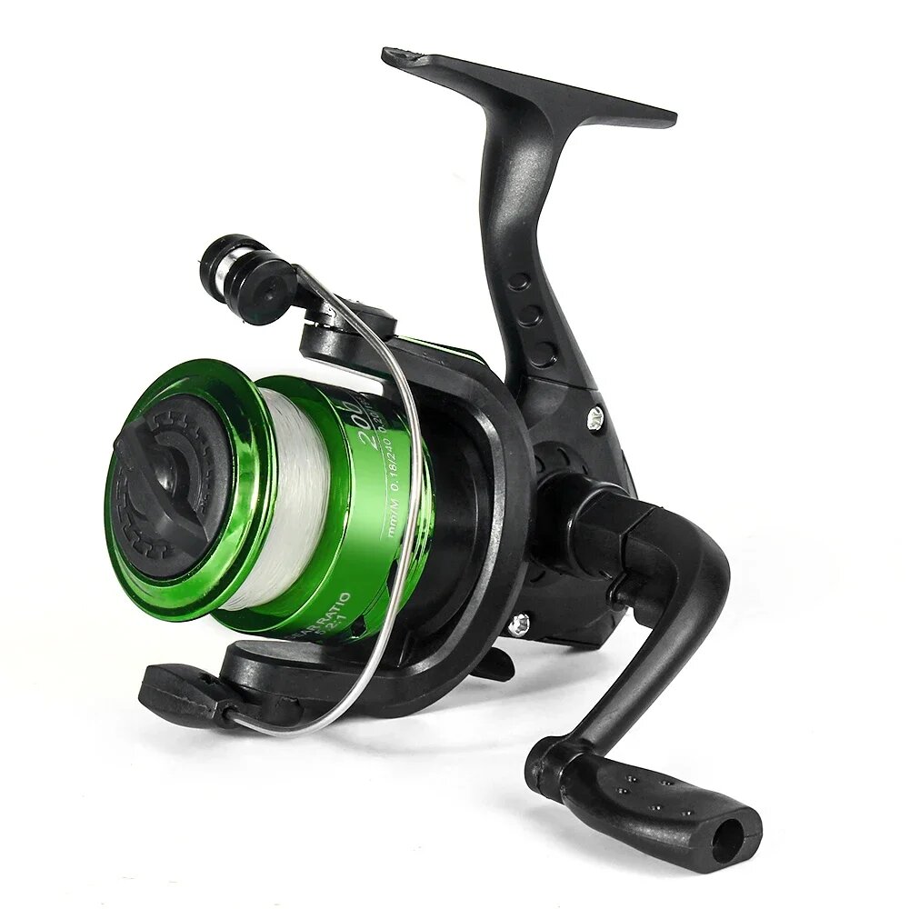 Спиннинговая катушка DNDYUJU 200 безынерционная Green