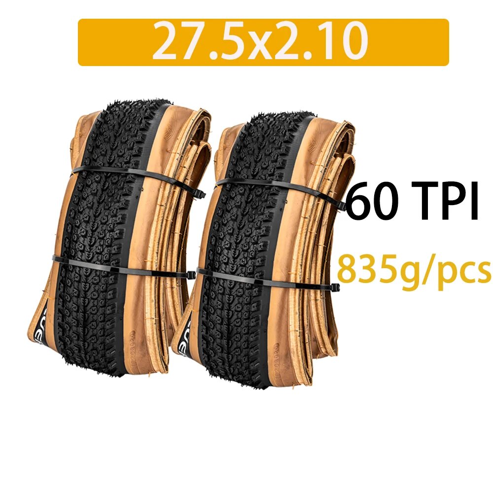 Шины для велосипеда 27.5x2.10, 60 TPI, 2pcs