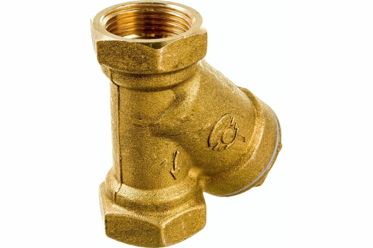 Сетчатый фильтр для воды VALFEX 3/4" ВР/ВР латунный, под пломбу 2 шт