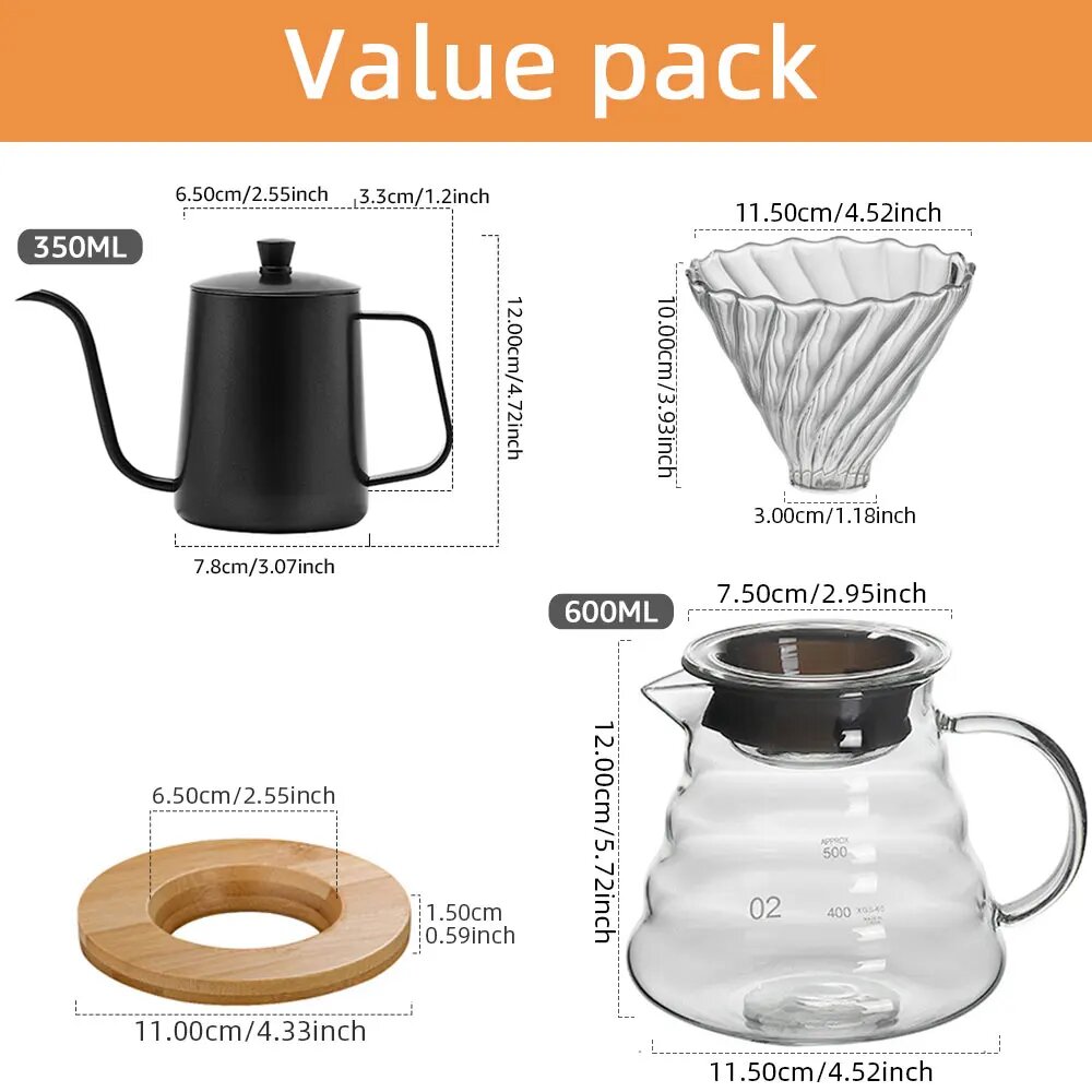 Набор для кофе Cloud Pot, Style A 4pcs set