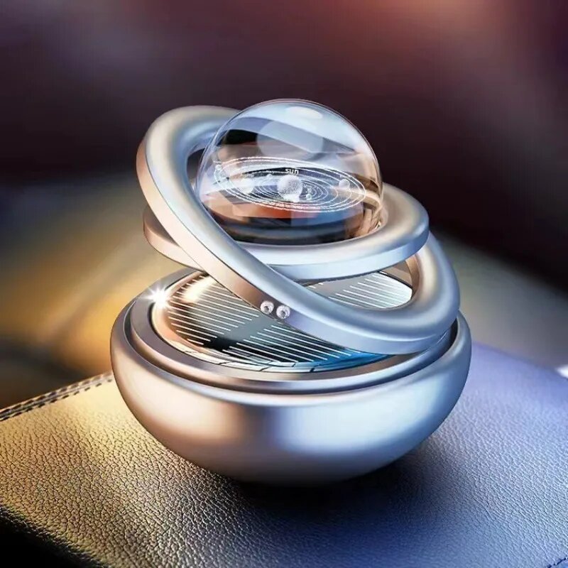 Автомобильный ароматизатор silver на солнечной энергии