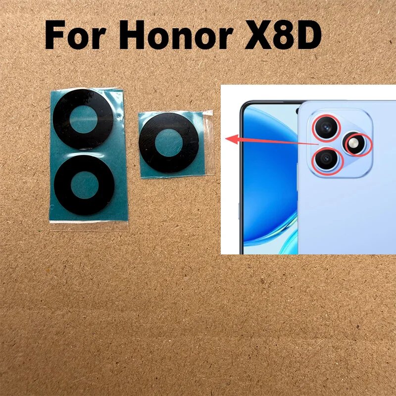 Заднее стекло камеры для Huawei Honor X8D с клеевым слоем для замены