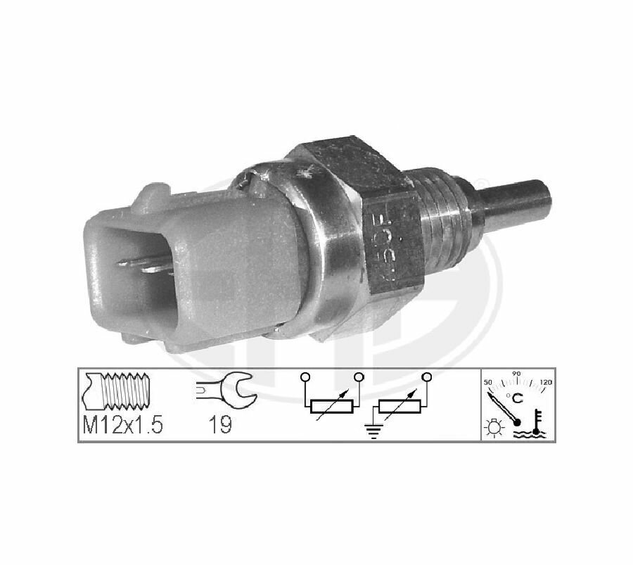 Датчик, температура ОЖ KIA RIO/SHUMA 00-05, ERA, 330635