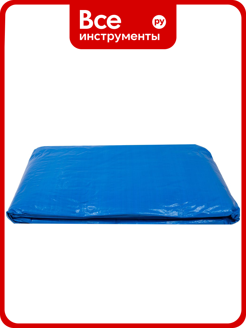 Тент 10х10м, 120г/м2, синий Gigant TENT-03