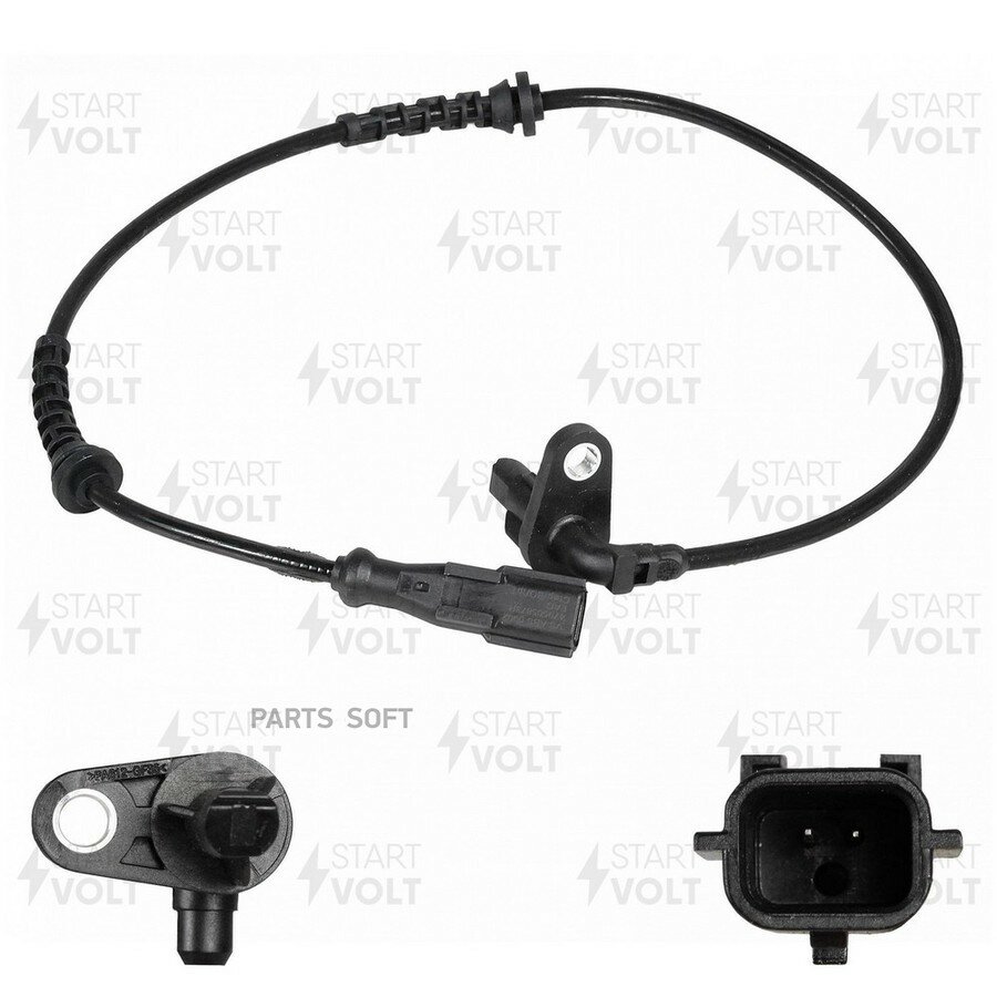 Датчик ABS RENAULT DUSTER 10- задн. прав. от официального дистрибьютора, STARTVOLT, артикул VSABS0902