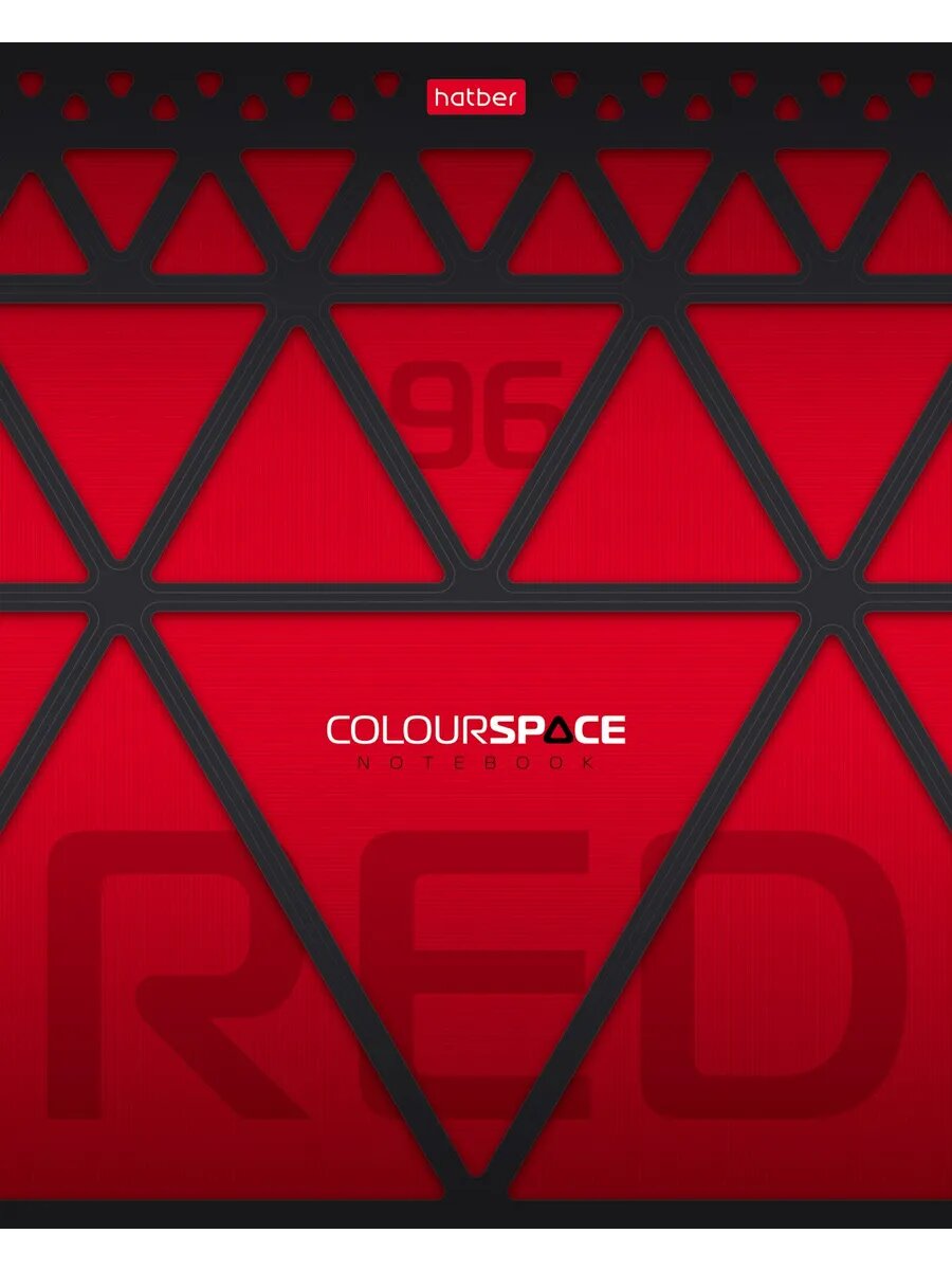 Тетрадь ColourSpace, 96 листов, клетка, А5, в ассортименте