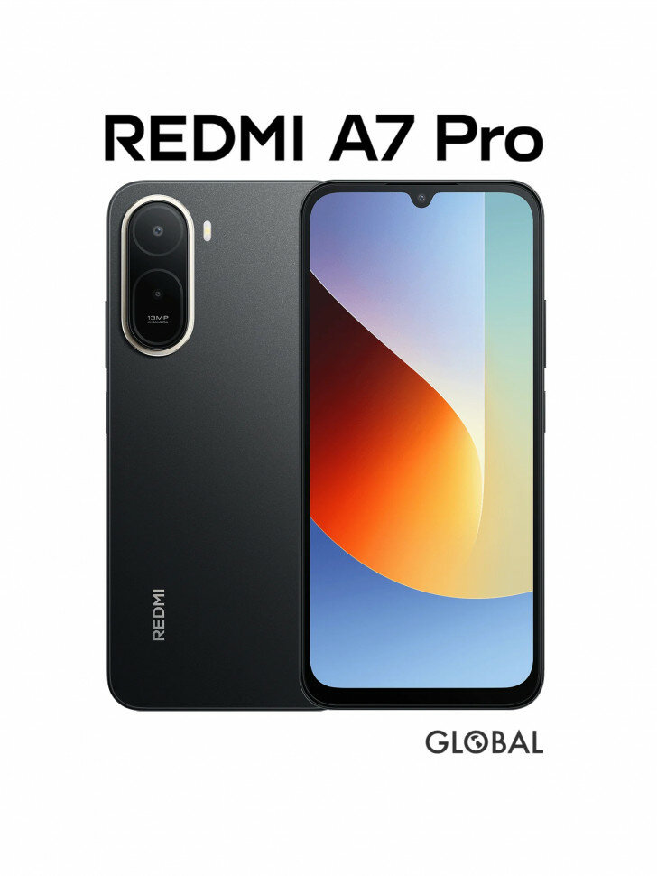 Смартфон Xiaomi REDMI A7 Pro 4/64GB Black (Чёрный)