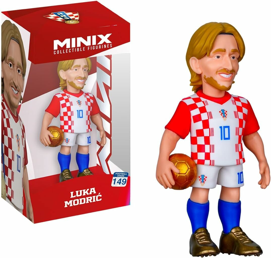 Фигурка MINIX Футбольные звезды - MODRIC / лука модрич, Чемпионат мира #149 - Хорватия,12 см, MN23769