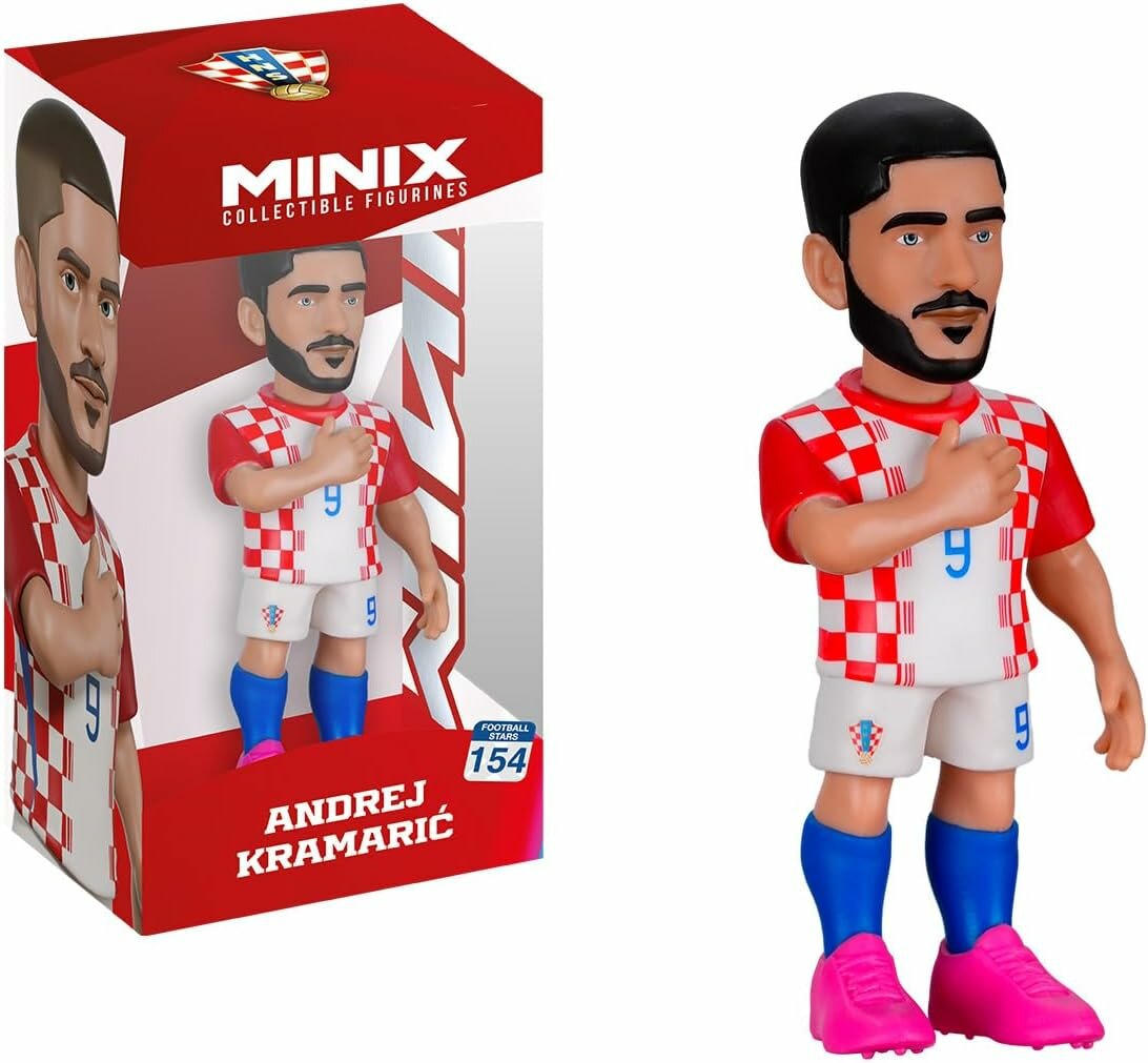 Фигурка MINIX Футбольные звезды - Kramariс / Андрей Крамарич, Чемпионат мира #154 - Хорватия,12 см, MN23813