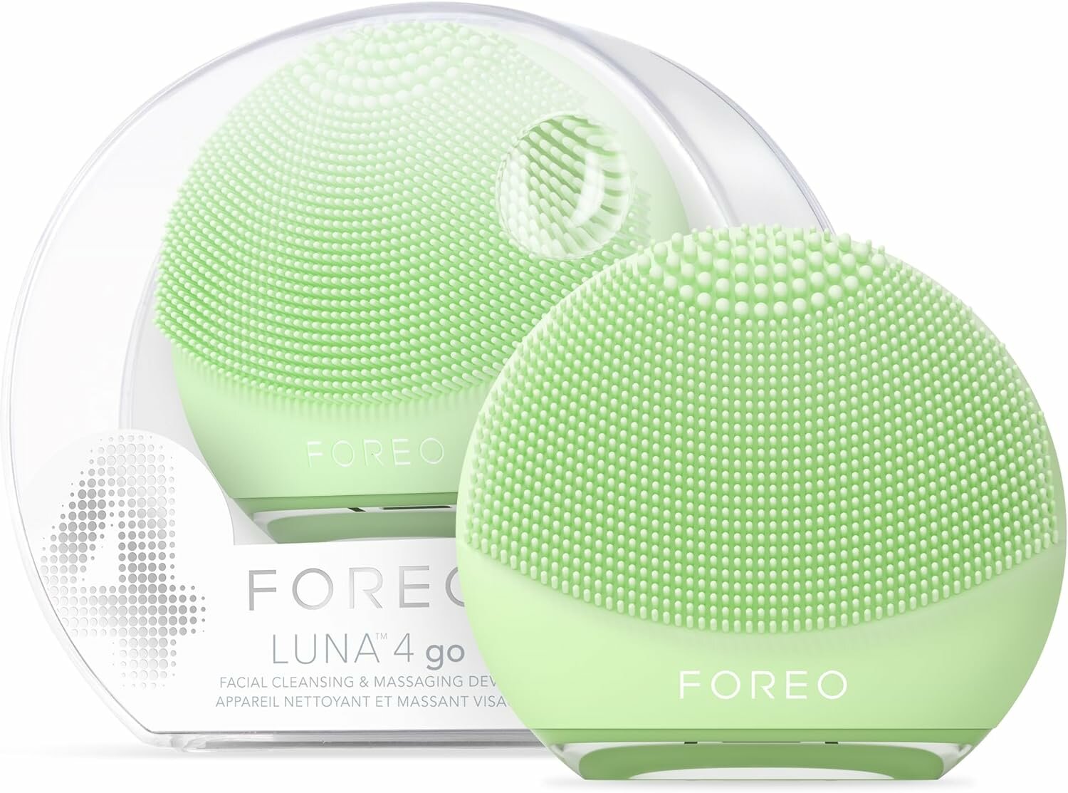 FOREO LUNA 4 go Электрическая щетка для лица Pistachio Travel