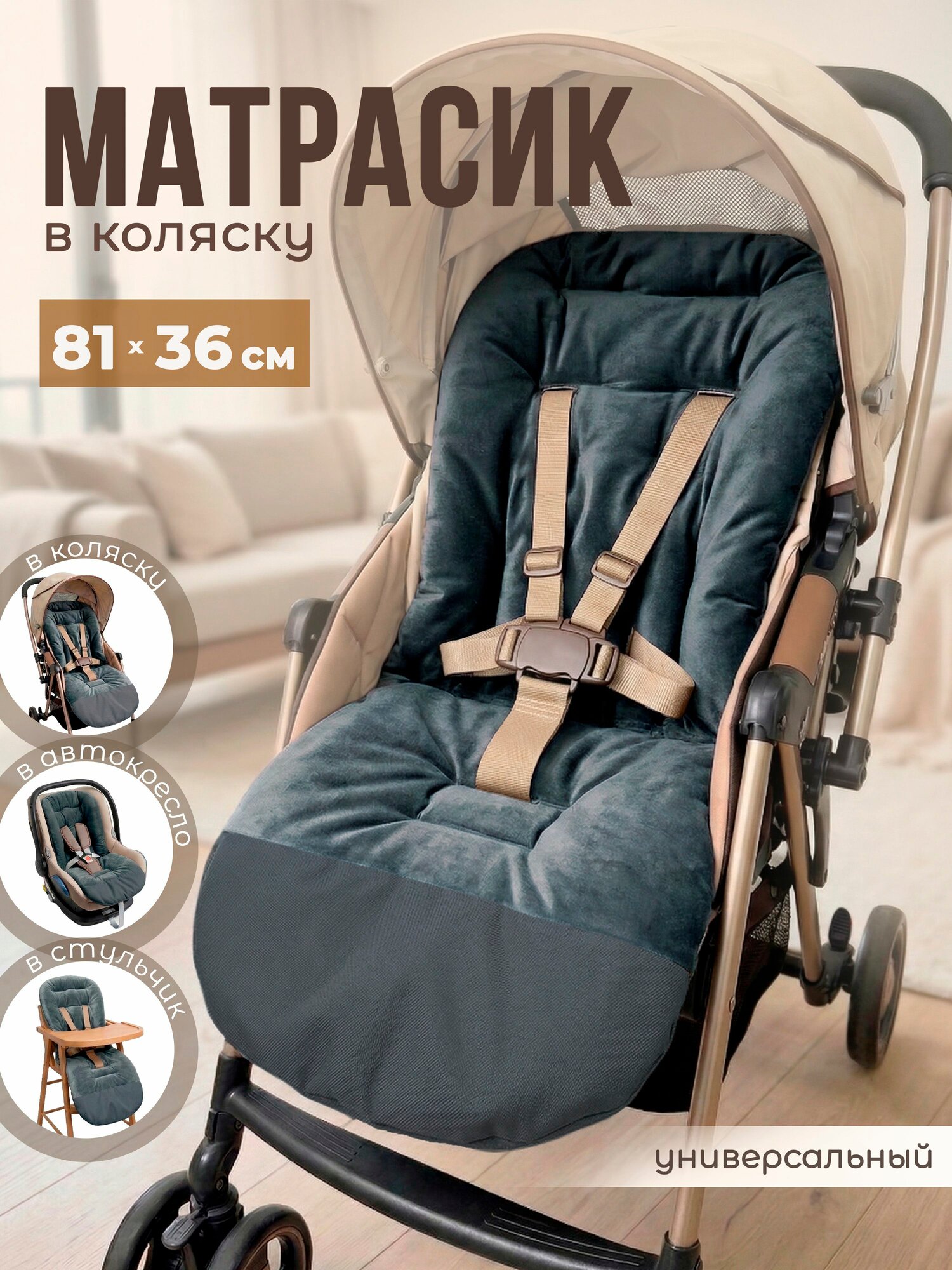 Матрасик в коляску