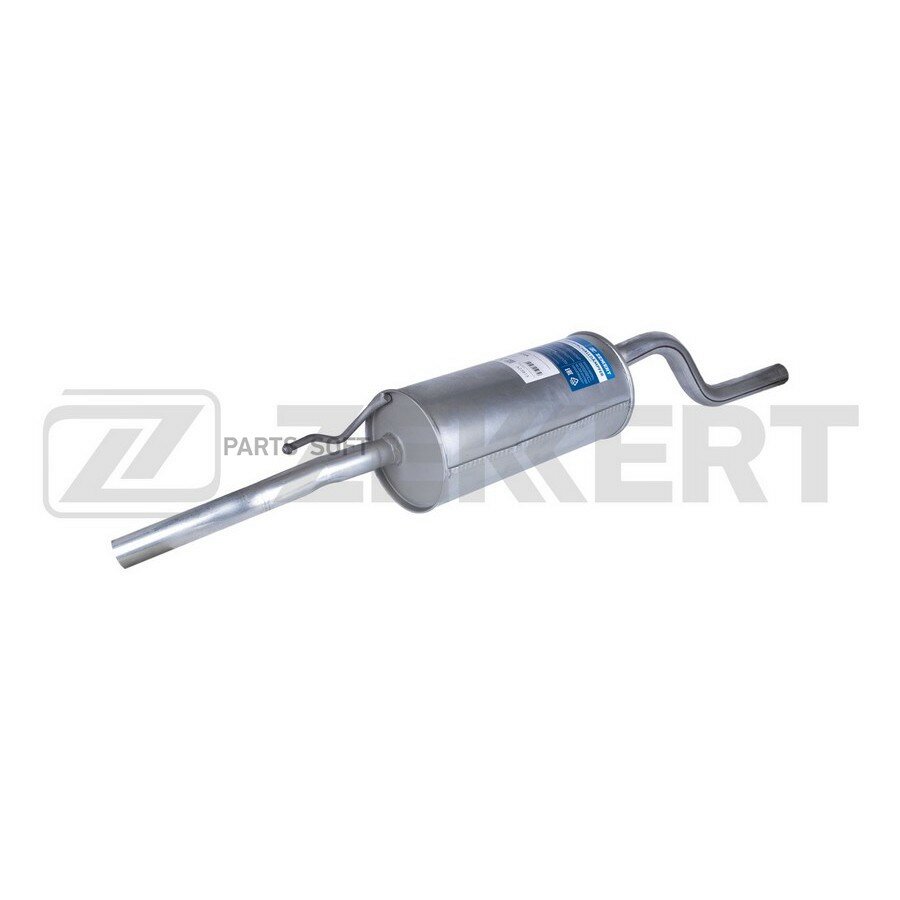 Глушитель основной Renault Clio Symbol 00- Symbol II 08 ZEKKERT GA1004A