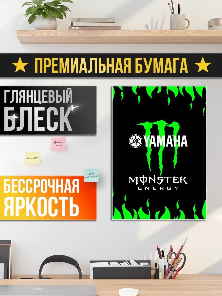 Постер на стену Monster energy — фото 1