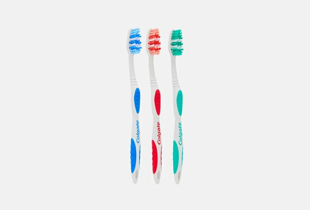 Colgate Классика Здоровья Набор зубных щеток средней жесткости 3 шт