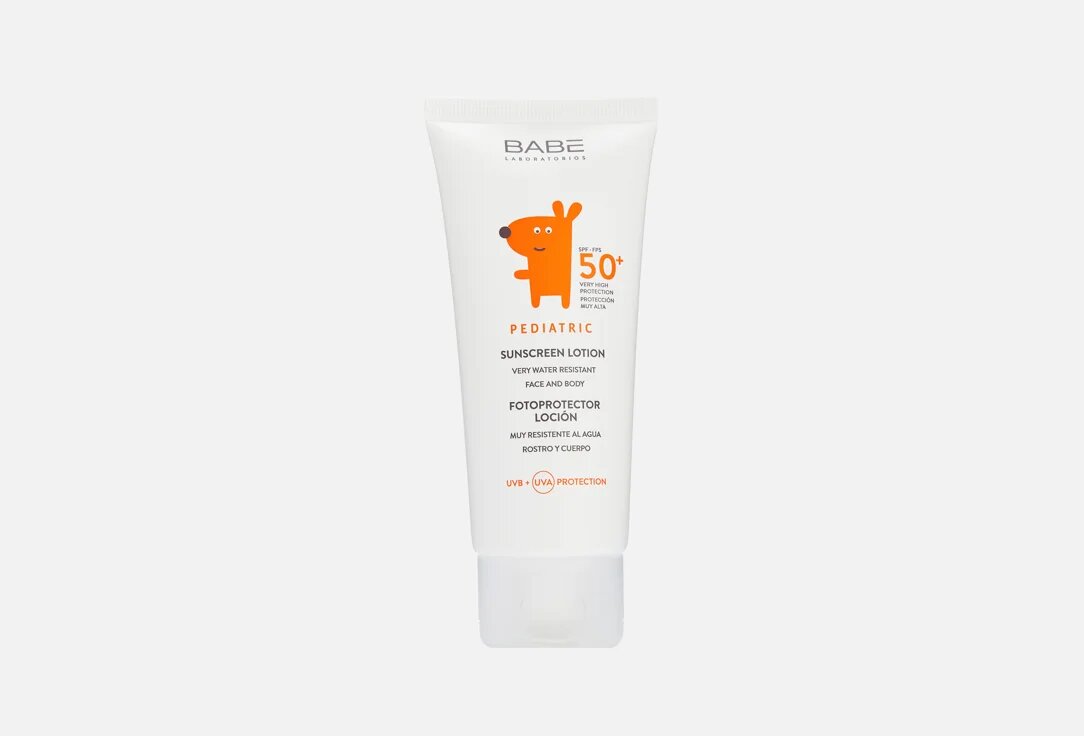 Laboratorios Babe Pediatric детский солнцезащитный Лосьон для тела SPF 50+ 100 мл