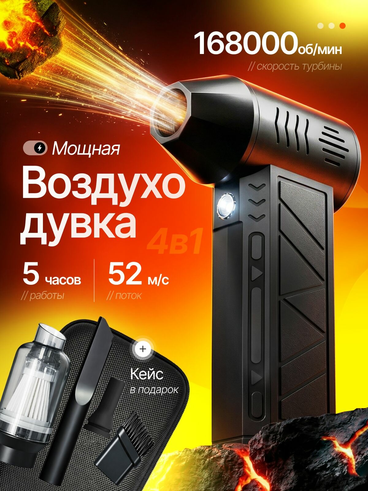 Воздуходувка аккумуляторная