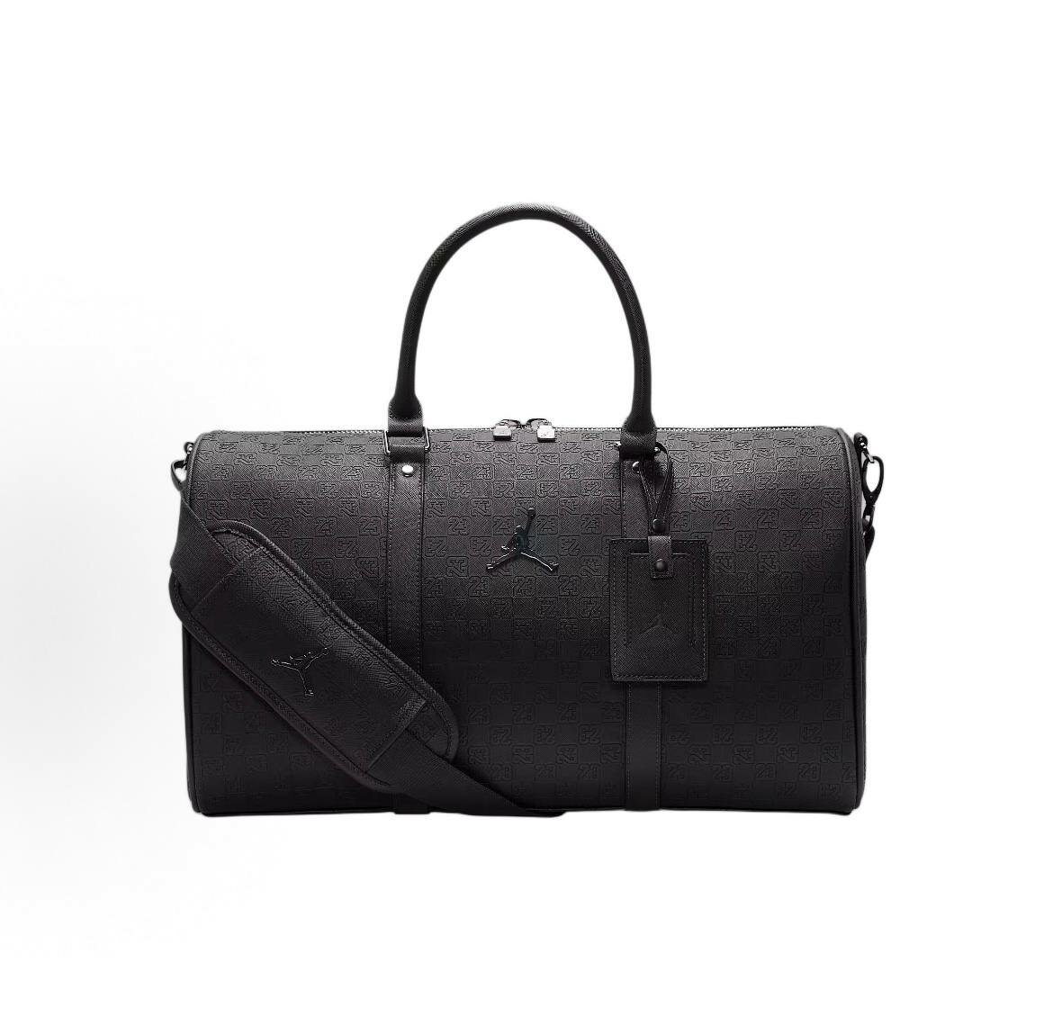 Сумка-рюкзак Air Jordan Monogram Duffle "Black Leather"