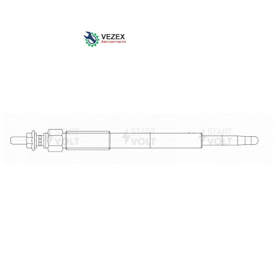 STARTVOLT GLSP 102 Свеча накаливания для а/м KIA Soul (08-) 1.6CRDi (GLSP 102)