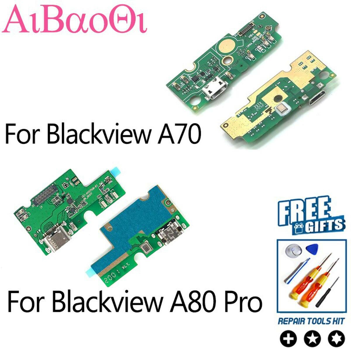 Абсолютно новый USB-разъем для зарядки + микрофон для Blackview A70 A80 Pro Phone Flex Cables Charge Module Phone Mini U