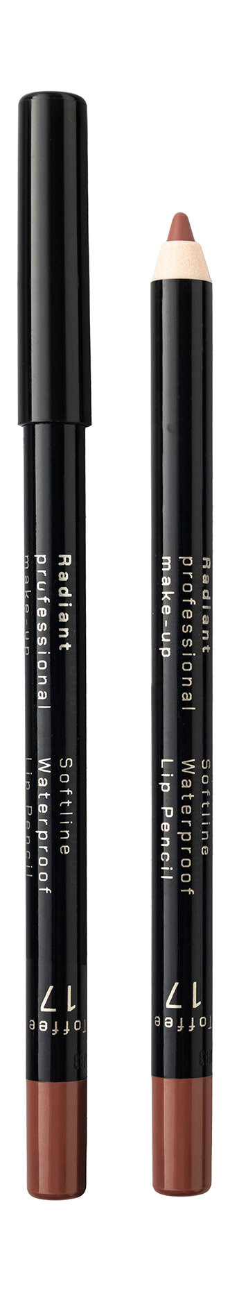 RADIANT PROFESSIONAL MAKE-UP Карандаш для губ Softline Waterproof Lip Pencil водостойкий, 1,2 г, 17 Тоффи