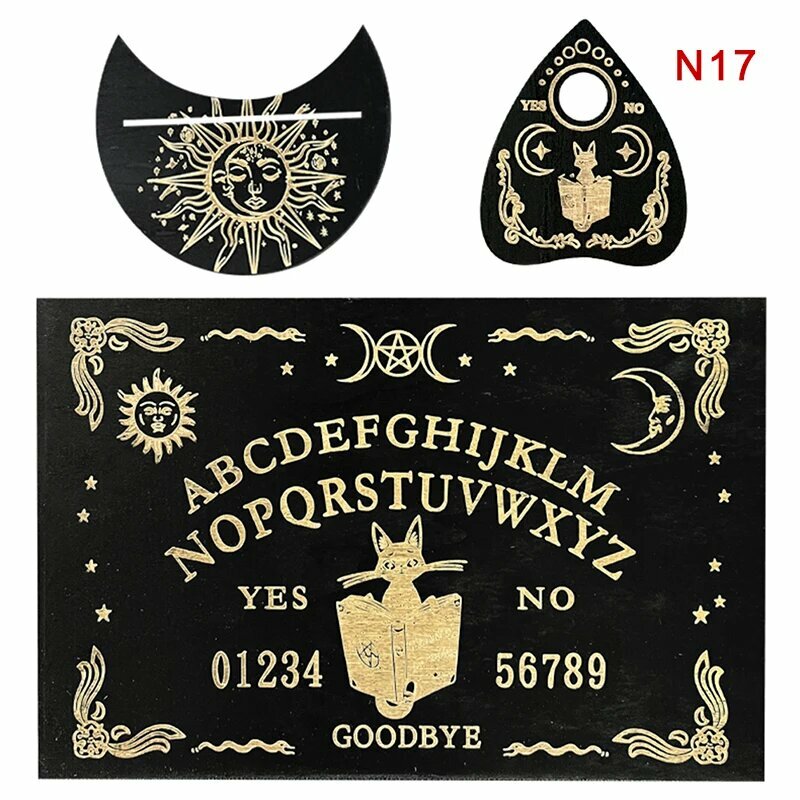 Деревянная доска для гадания Ouija, цвет A17
