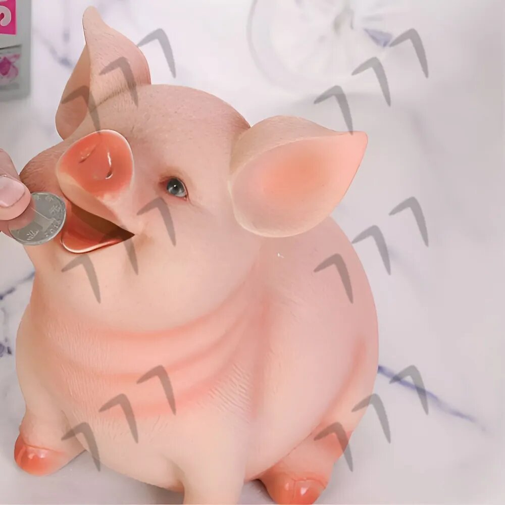 Копилка для денег "Розовый", 15х20 см, 1 шт