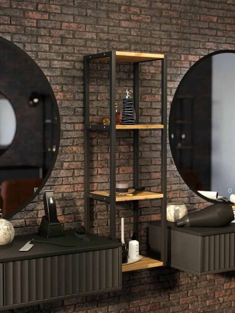 IamLoft Полка Настенная Прямая, 30х25х98 см, 1 шт.