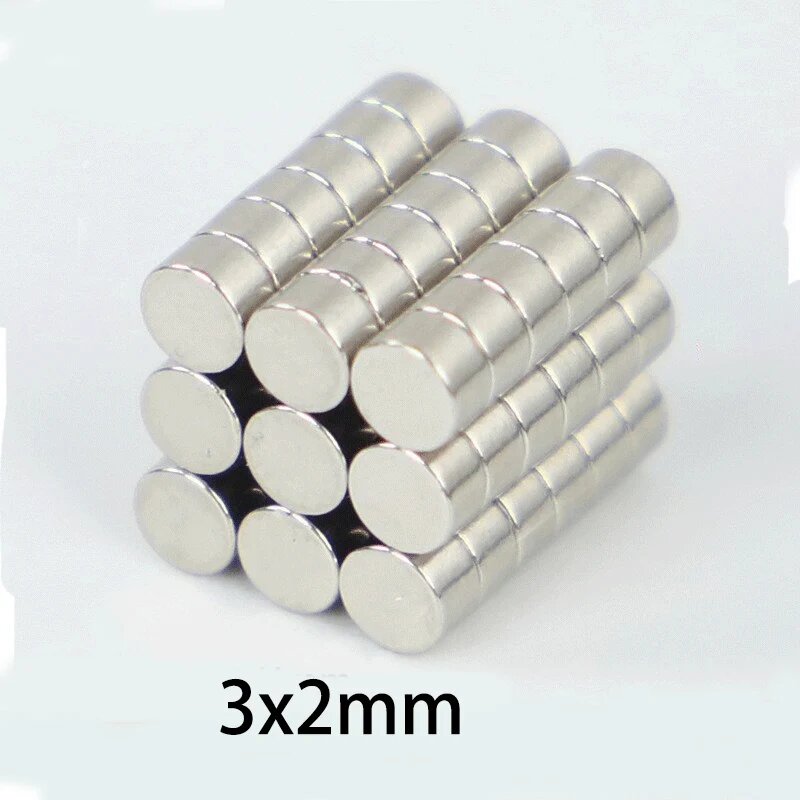 Неодимовые магниты 3x2 мм, 20 шт.