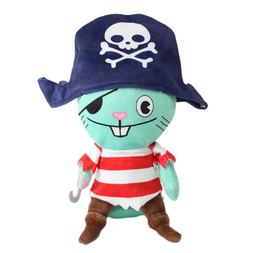 Плюшевая игрушка Happy Tree Friends Fliqpy 25 см 28cm Pirate Rabbit